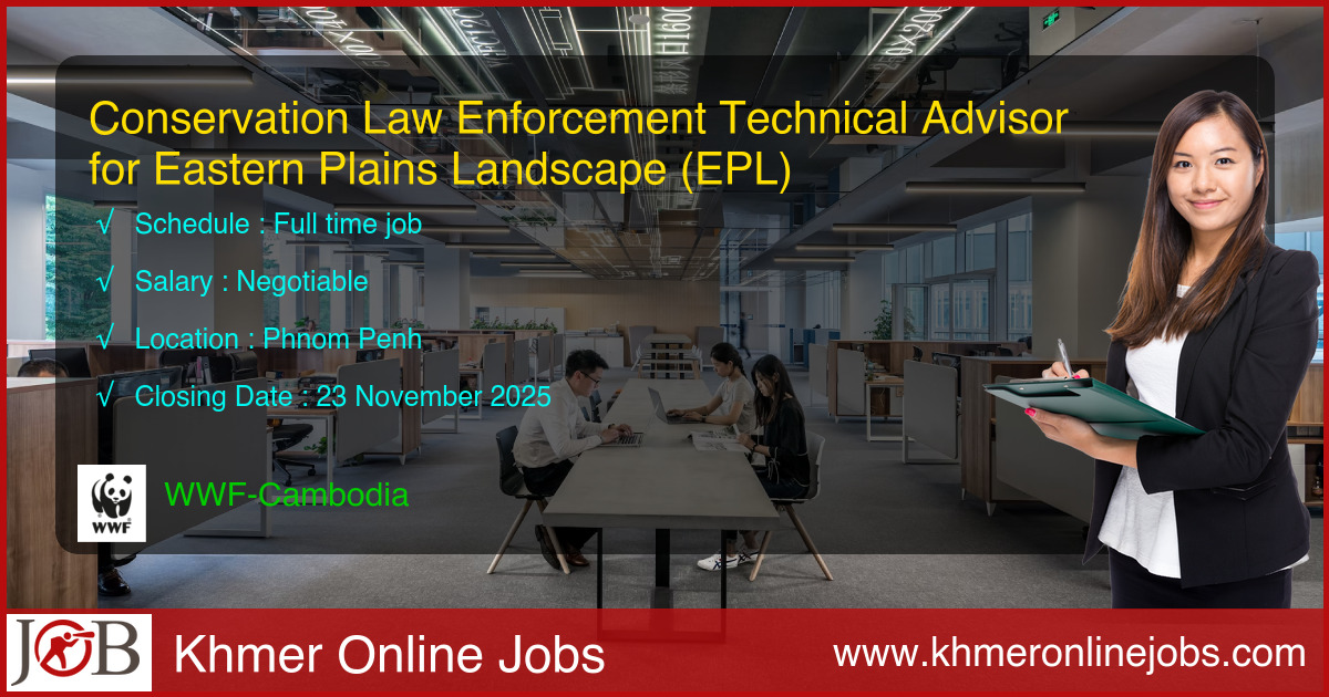 Conservation Law Enforcement Technical Advisor for Eastern Plains ...