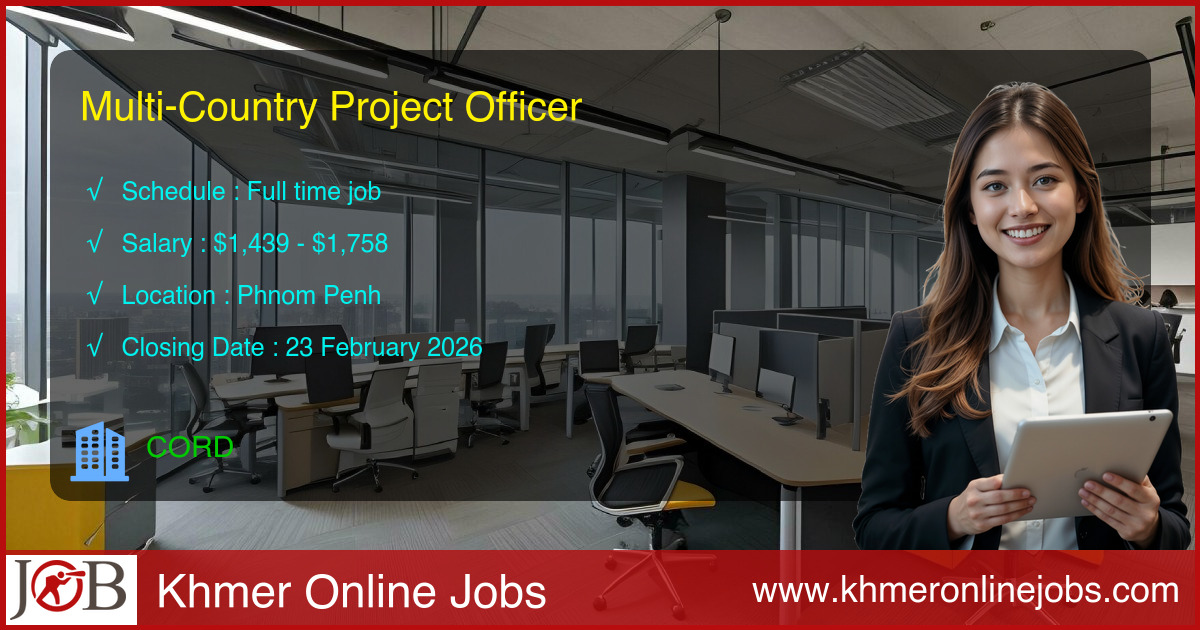 Multi-Country Project Officer សំរាប់ CORD