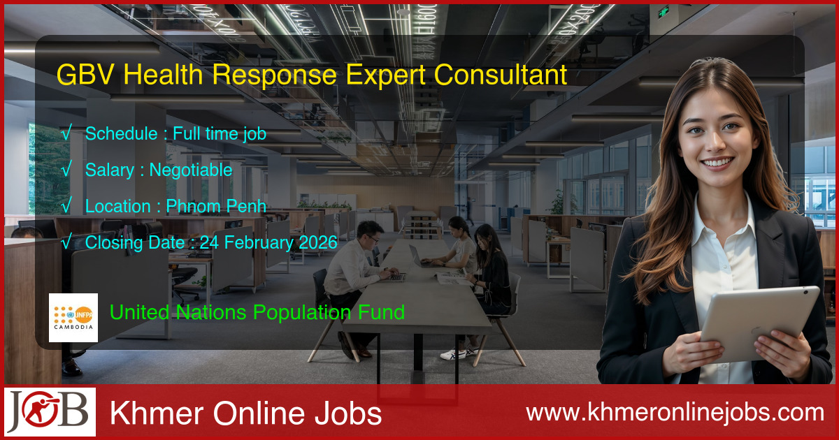 GBV Health Response Expert Consultant សំរាប់ ...